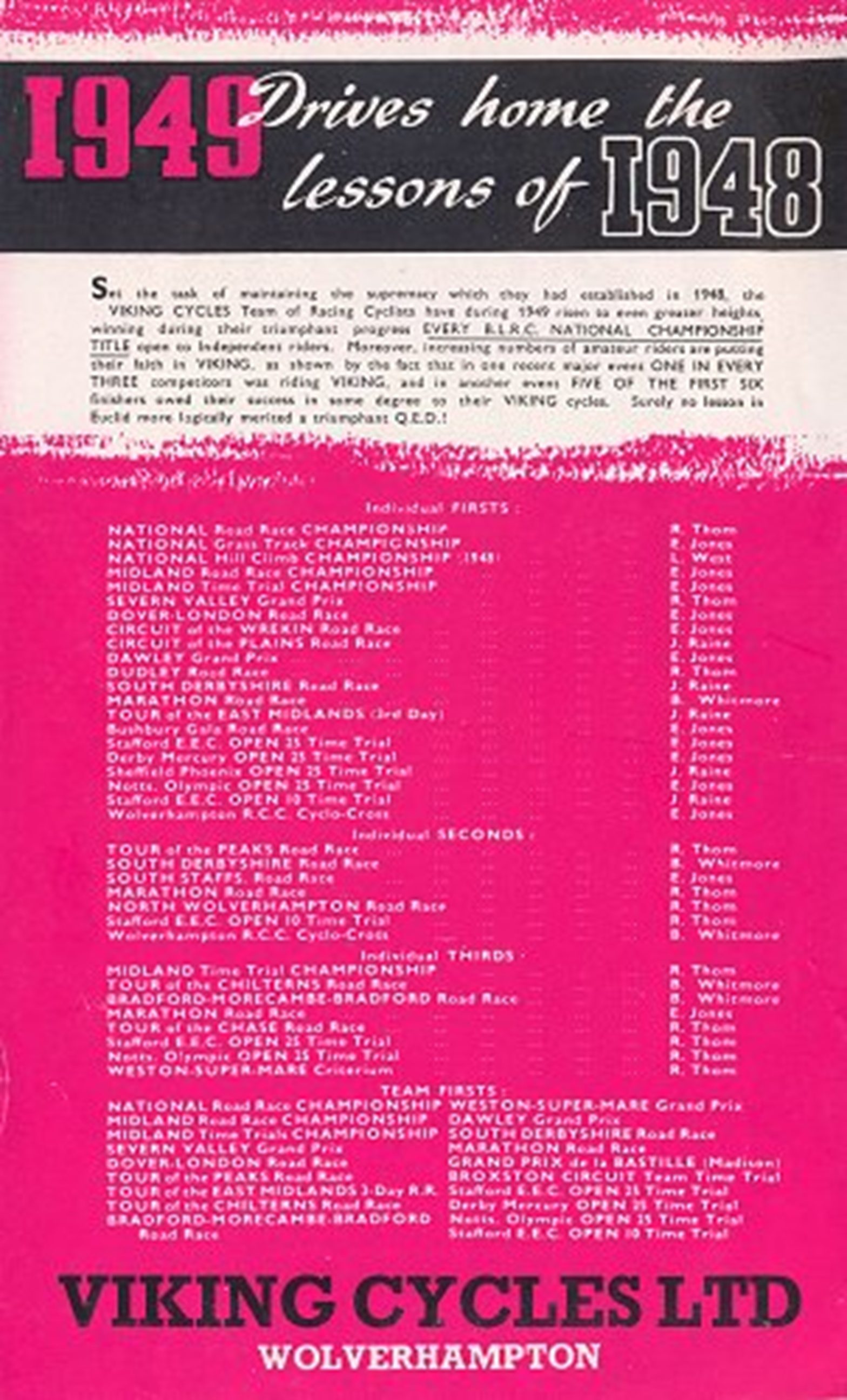 1950 Viking Severn Valley – Classic Viking Cycles