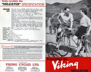 1951 Viking Mileater Leaflet – Classic Viking Cycles