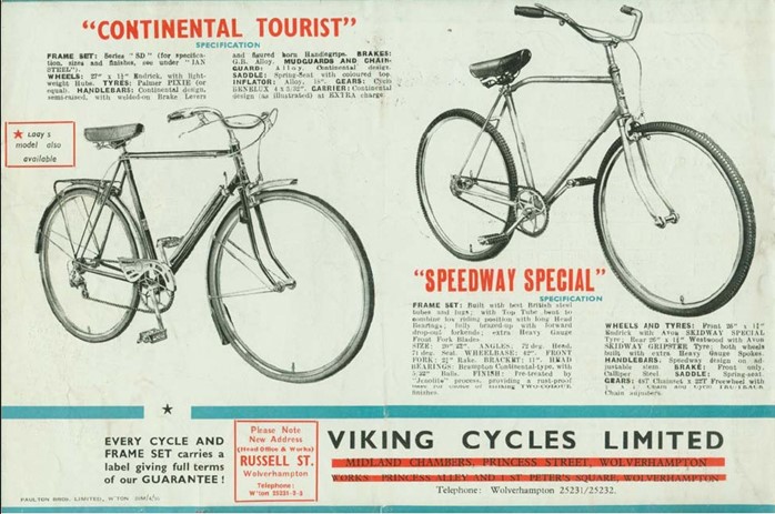 1955 Viking Catalogue – Classic Viking Cycles
