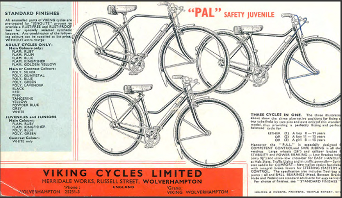 1961 Viking Flyer – Classic Viking Cycles
