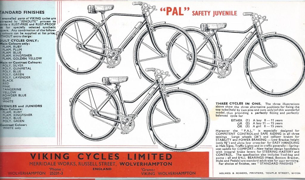 1961 Viking Catalogue – Classic Viking Cycles
