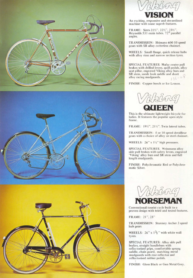 1979 Viking Cycles Catalogue – Classic Viking Cycles