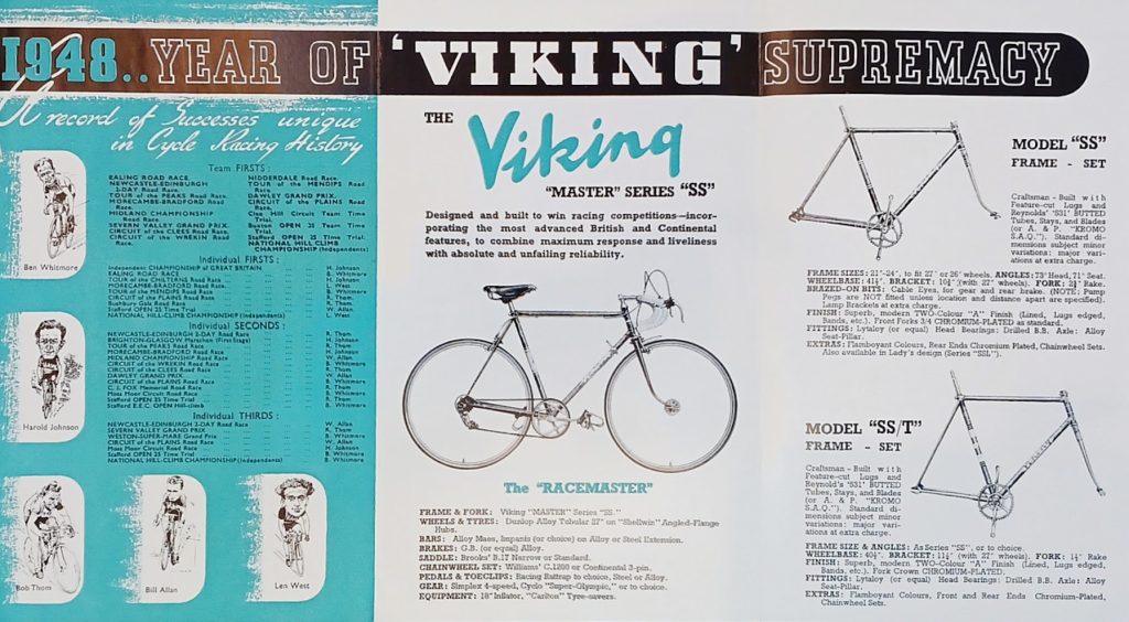 1949 Viking Catalogue – Classic Viking Cycles