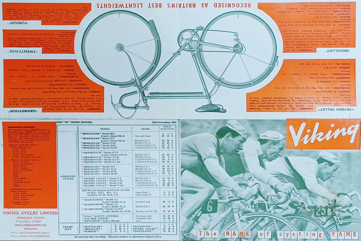 1961 Viking Brochure – Classic Viking Cycles
